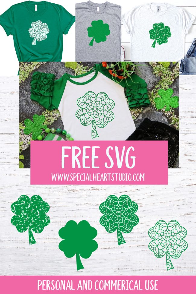 FREE SHAMROCK SVG CUT FILES - SPECIALHEART STUDIO