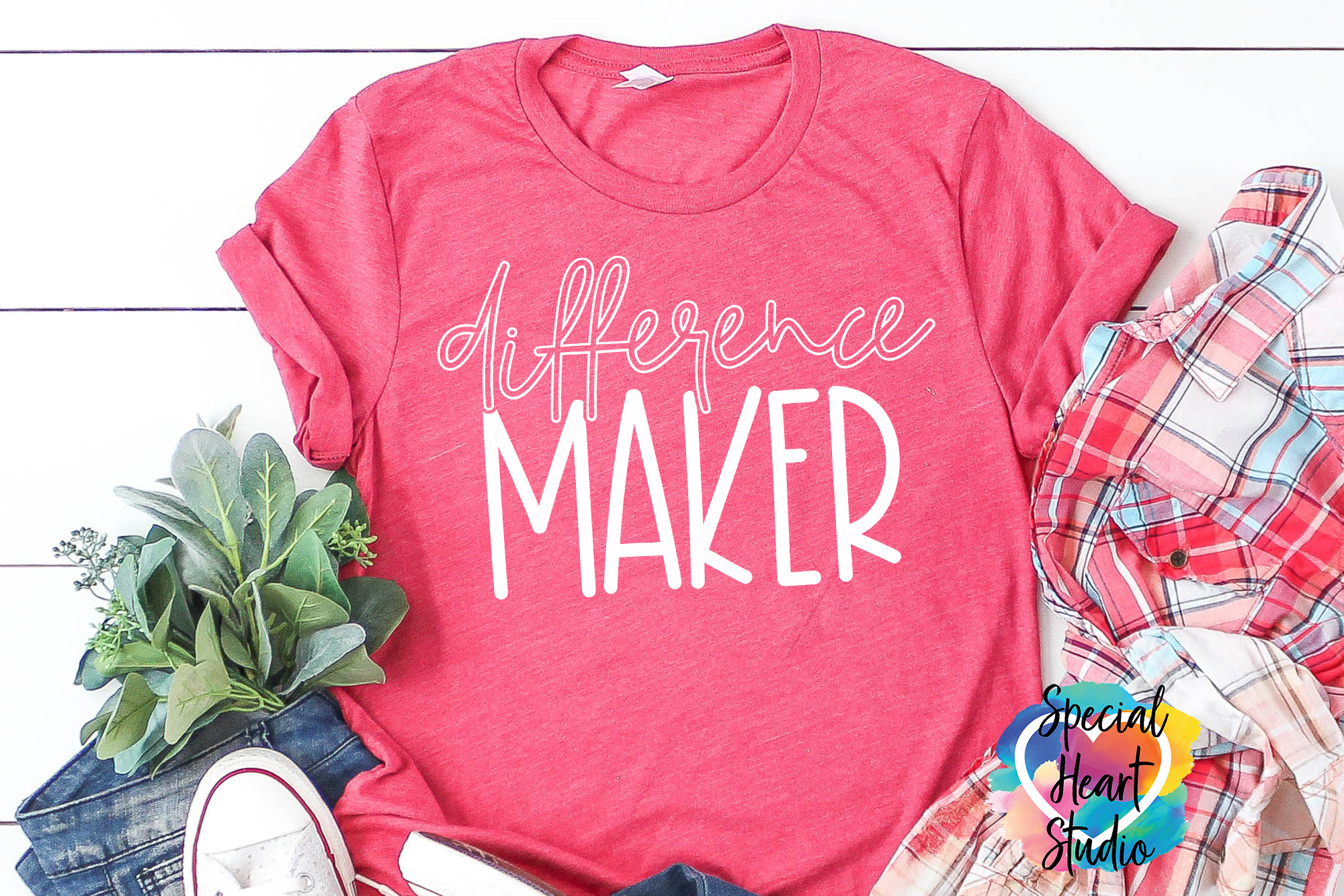 DIFFERENCE MAKER FREE SVG FILE - Special Heart Studio