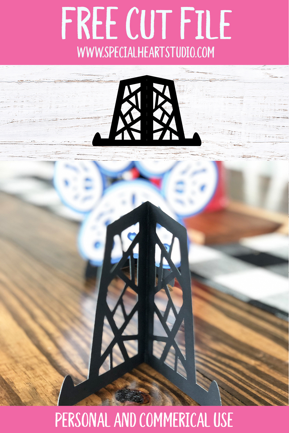 EASEL STAND - FREE CUT FILE - SPECIAL HEART STUDIO