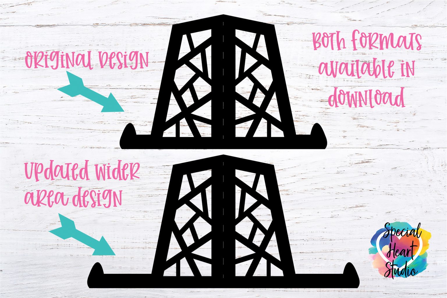 EASEL STAND - FREE CUT FILE - SPECIAL HEART STUDIO