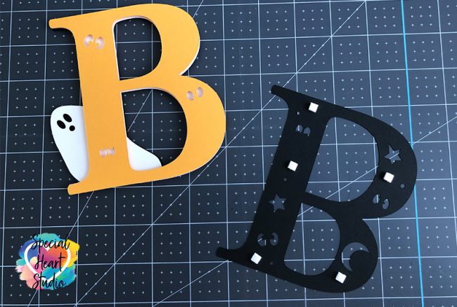 FREE LAYERED BOO HALLOWEEN CUT FILE - SPECIAL HEART STUDIO