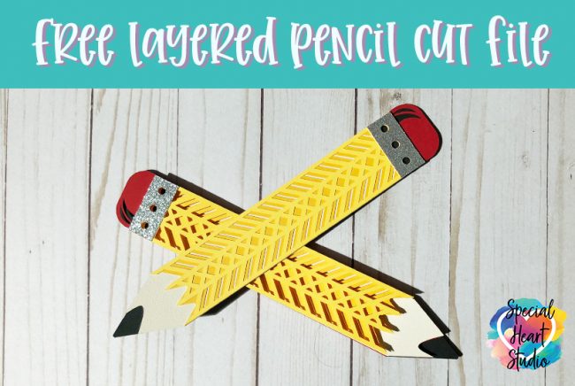 FREE LAYERED PENCIL CUT FILE - SPECIAL HEART STUDIO
