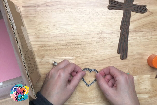 How To Make A Wood Look Cross From Cardstock - Special Heart Studio