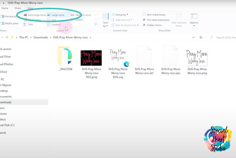 How To Preview SVG Files In Windows 10 File Explorer - Special Heart Studio