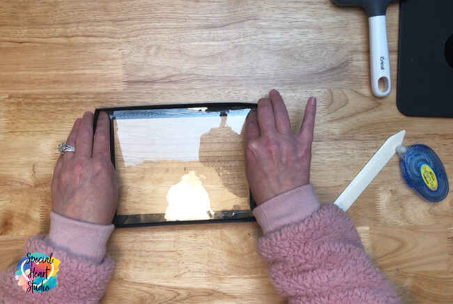How To Make A Cardstock Shadow Box Frame - Special Heart Studio