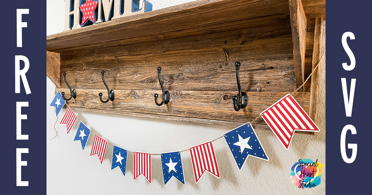 Easy Patriotic Banner - Special Heart Studio