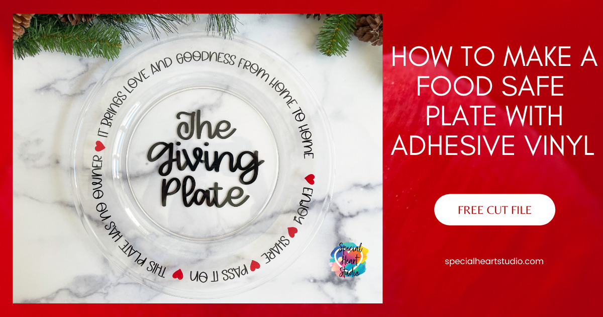 How To Make A Food Safe Giving Plate - Special Heart Studio