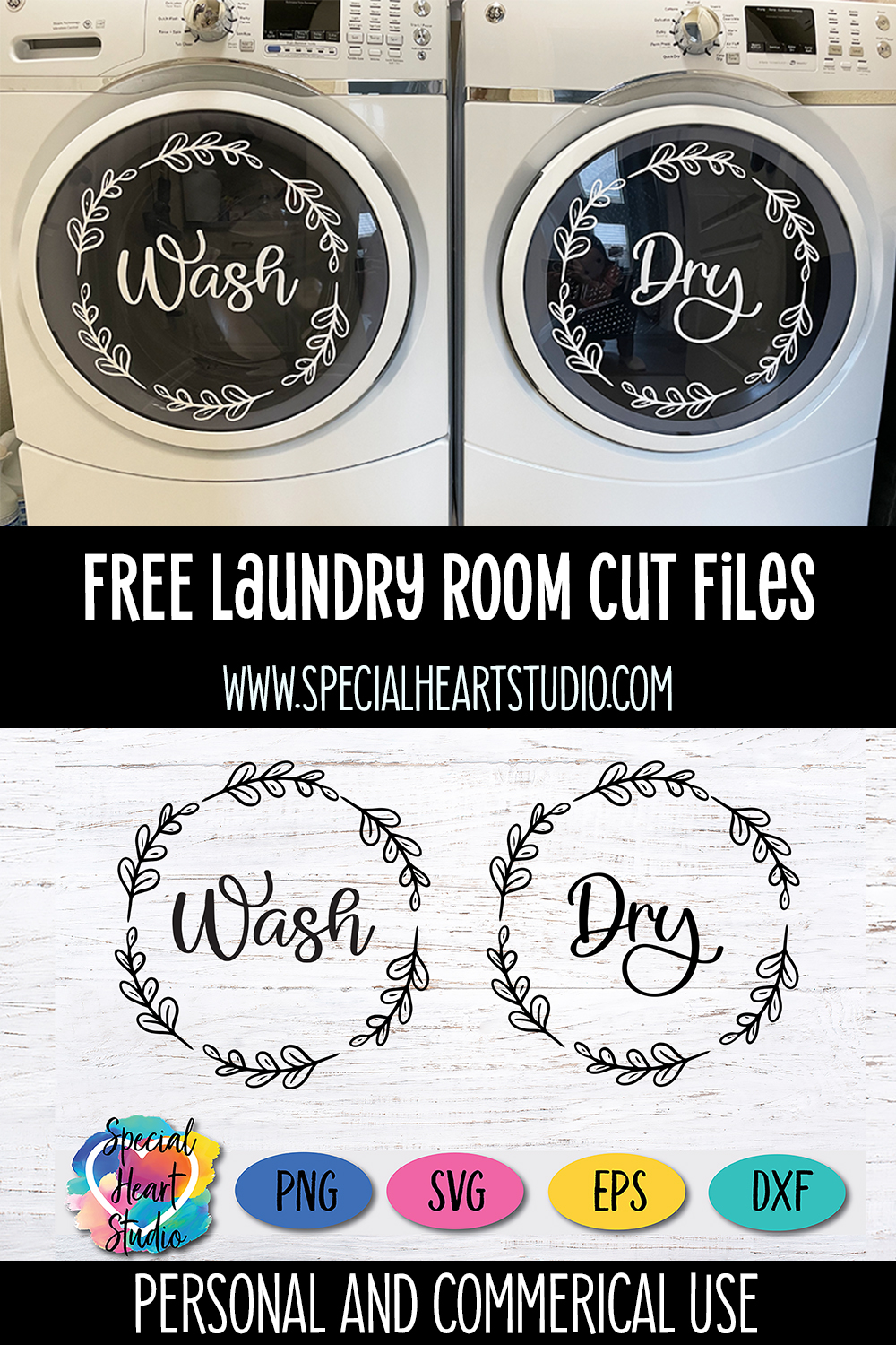 Free Laundry Room Cut Files - Special Heart Studio