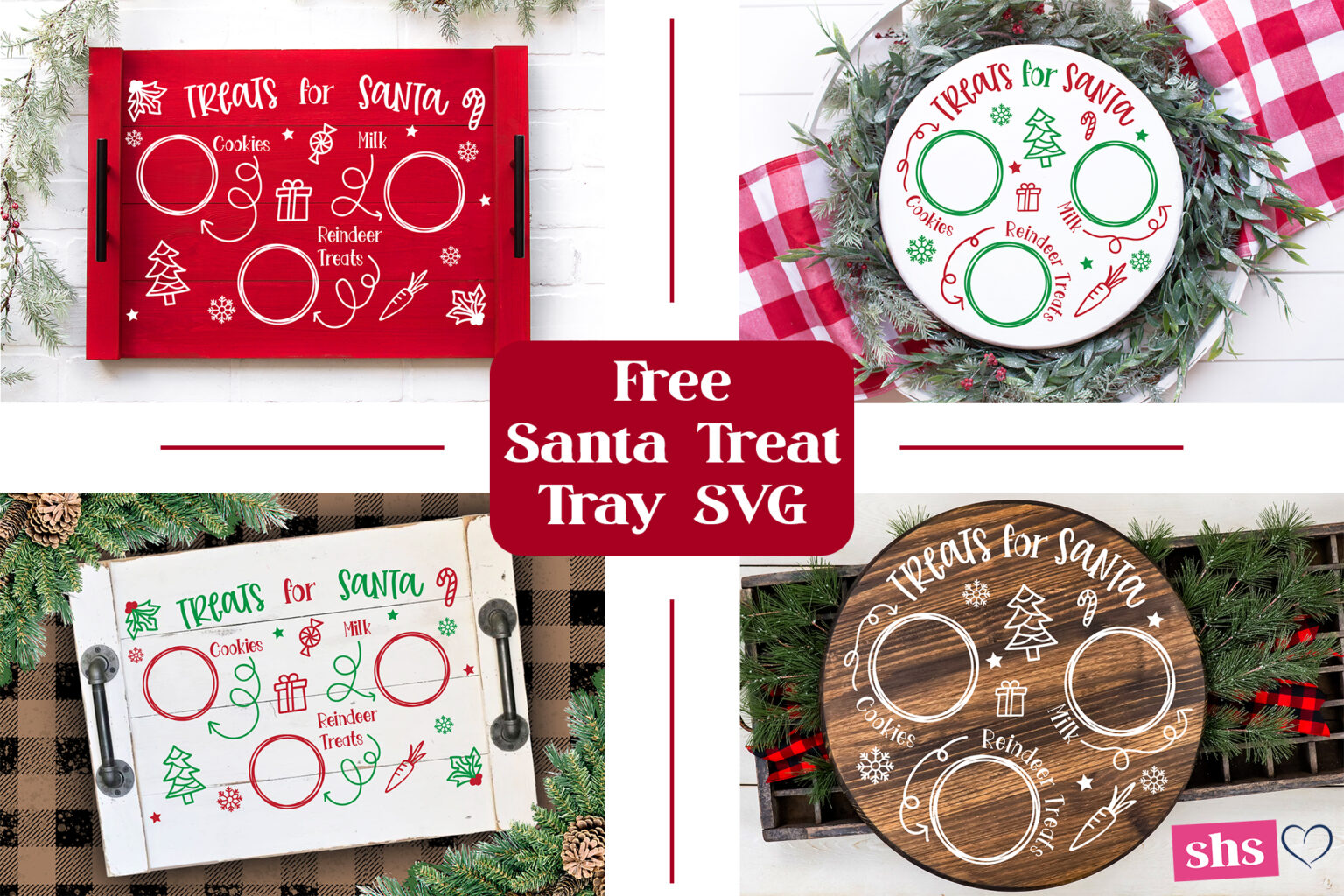 Treat Tray For Santa - FREE Cut File - Special Heart Studio