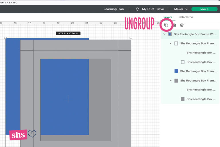 How To Make A Cardstock Shadow Box Frame - Special Heart Studio